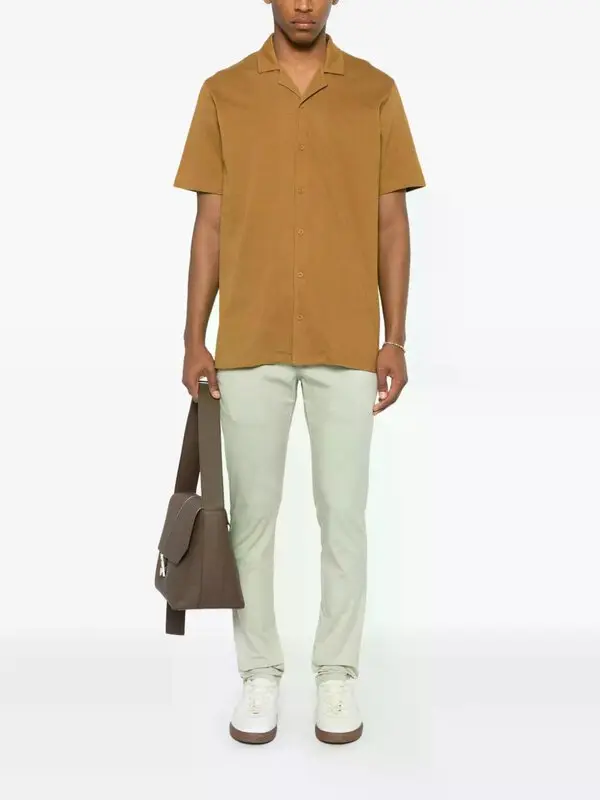 Sunspel Riviera Shirt - Brown