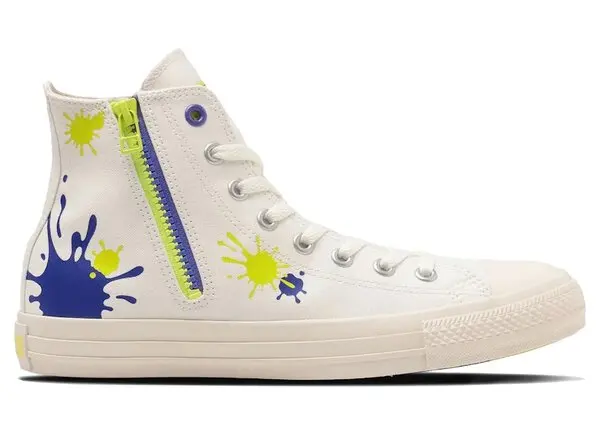 CONVERSE Chuck Taylor All Star Zip Hi Splatoon 3 - White