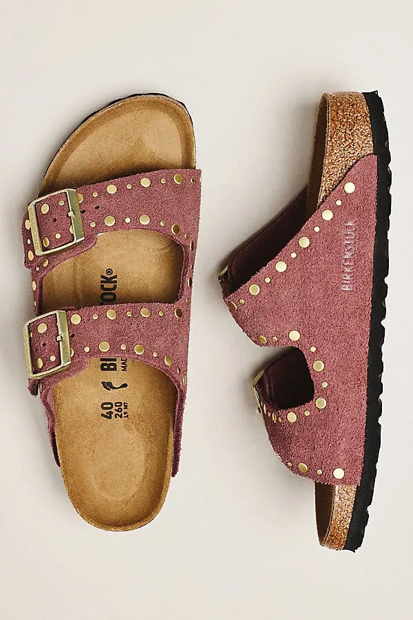 BIRKENSTOCK Arizona Rivets Sandals - Pepper