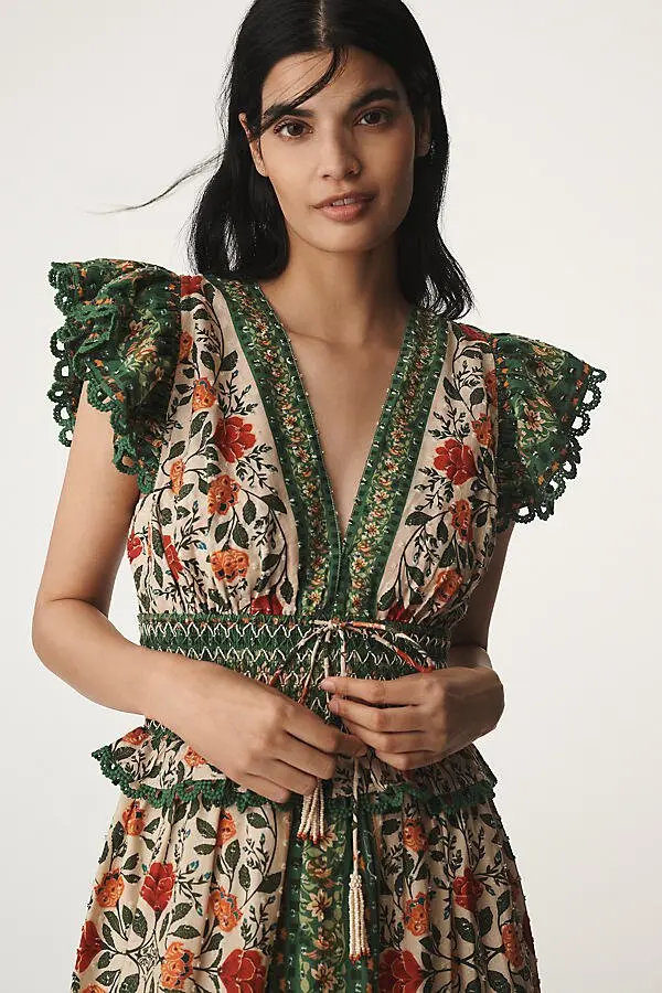 garden tapestry maxi dress Garden Tapestry Maxi Dress