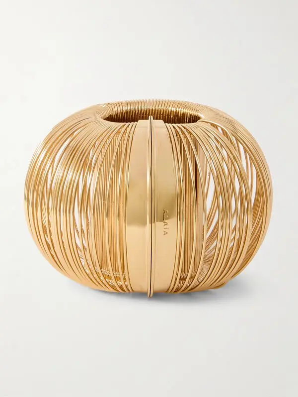 Alaïa Tone Cuff - Gold