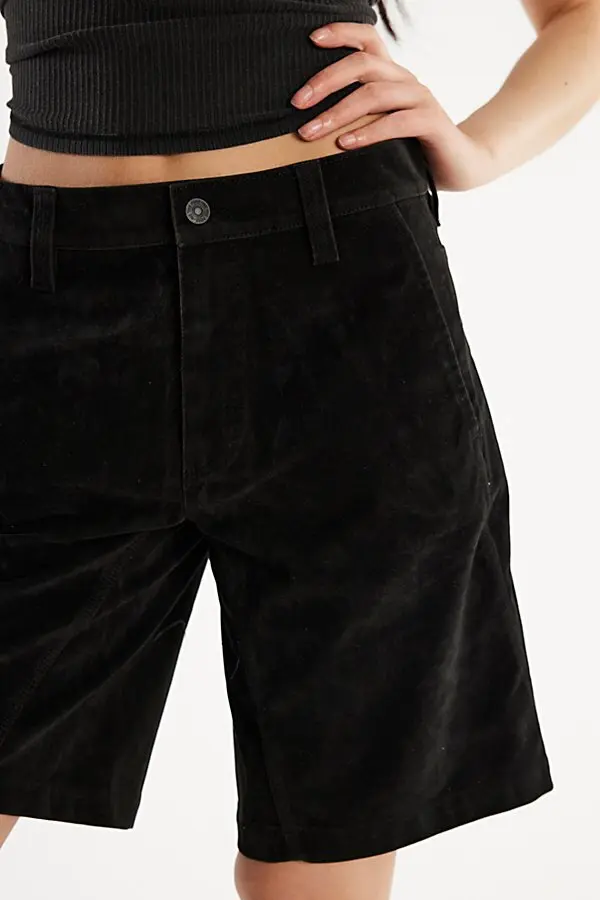 Free People We The Free Dylan Vegan Suede Long Shorts