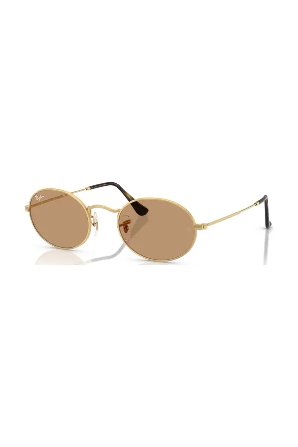 Ray-ban Oval Sunglasses - Gold