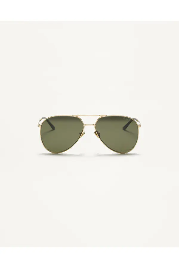 Valentino Garavani Metal Aviator Frame - Green