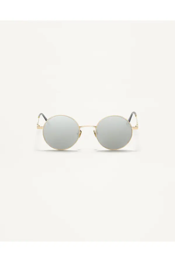 Valentino Garavani Round Frame Sunglasses - Silver