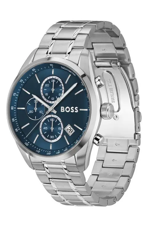 BOSS Grand Prix Bracelet Watch - Blue