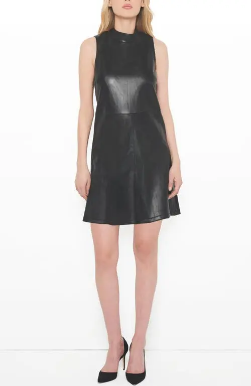 AS By DF As B Y Df Crawford Upcycled Leather A-line Dress
