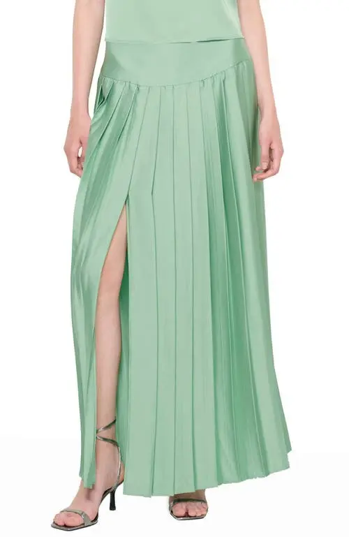 AS By DF As B Y Df Pleated Maxi Skirt