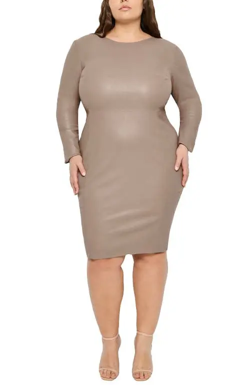 chinese dress ladies Plus Size Party Black Off Shoulder PU Leather Bodycon Midi Dress
