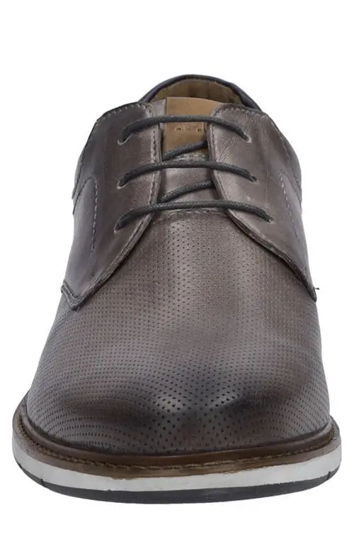 Josef Seibel Stuart 02 Perforated Leather Derby - Granite