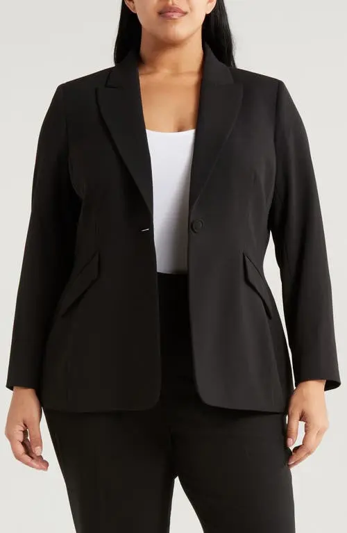 TAHARI ASL One-button Blazer - Black