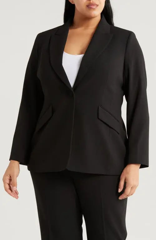 TAHARI ASL One-button Blazer - Black