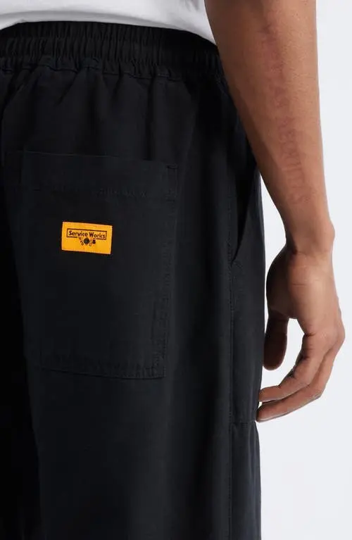 SERVICE WORKS Cotton Canvas Chef Pants - Black