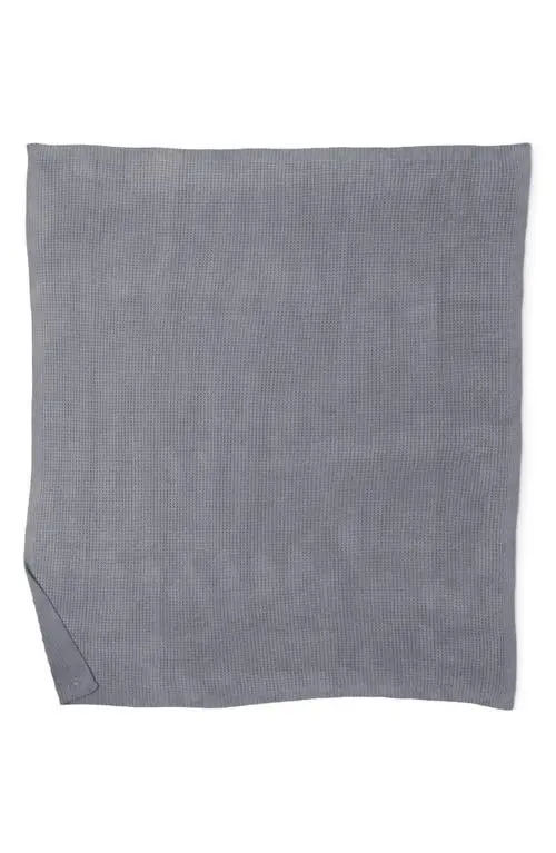 Barefoot Dreams Cozychic® Waffle Knit Bed Blanket - Dove Gray
