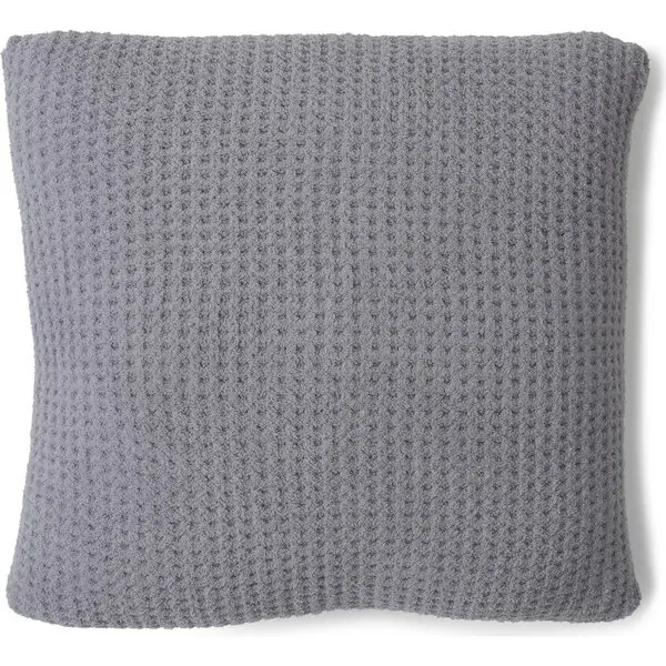 Barefoot Dreams Cozychic® Waffle Knit Accent Pillow - Dove Gray