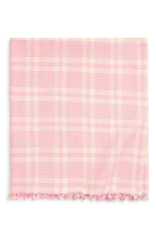 HEATHER TAYLOR HOME Marianne Plaid Small Tablecloth - Peony