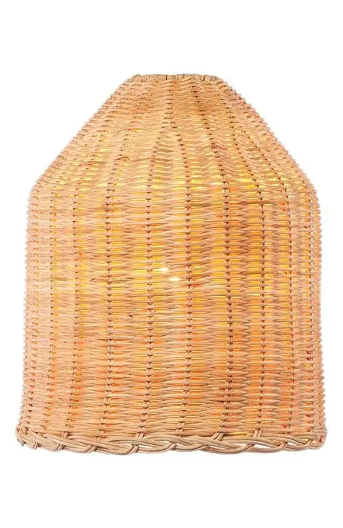 THE ARTISAN & COMPANY Harmony Rattan Pendant Ceiling Light - Natural