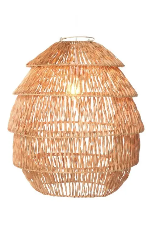 THE ARTISAN & COMPANY Radiance Organic Rattan Hanging Ceiling - Natural