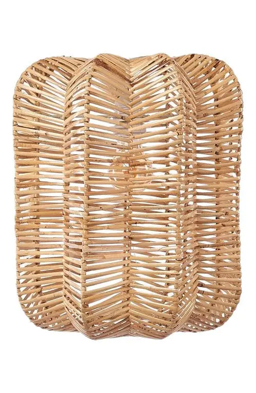 THE ARTISAN & COMPANY Prism Rattan Pendant Hanging Light