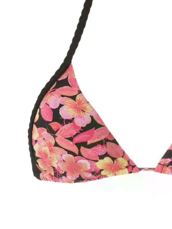 AMIR SLAMA Floral-print Bikini Set