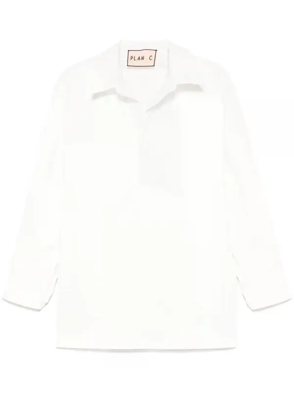 Plan C Long-sleeve Shirt - White