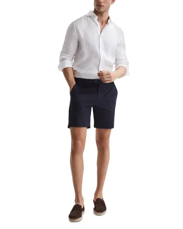 REISS Wicket Chino Shorts - Navy