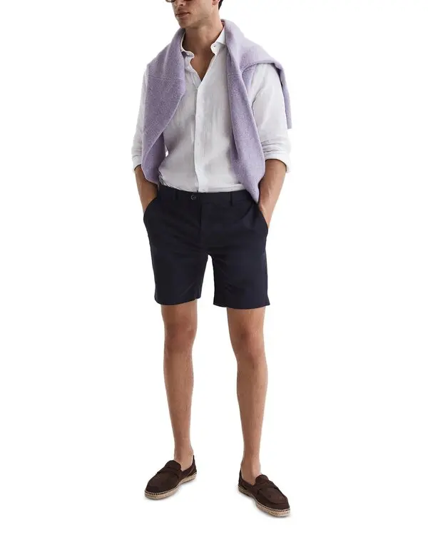 REISS Wicket Chino Shorts - Navy