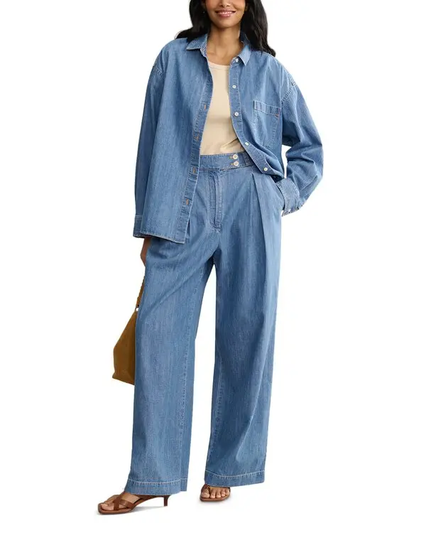 Jenni Kayne Newport Wide Leg Pants - Denim