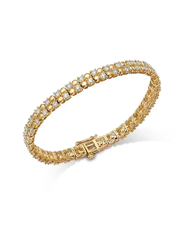 Bloomingdale'S Diamond Bracelet In 14k Yellow - Gold