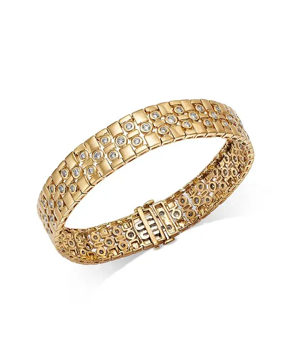 Bloomingdale'S Diamond Statement Bracelet 1.50 Tcw In 14k Yellow - Gold