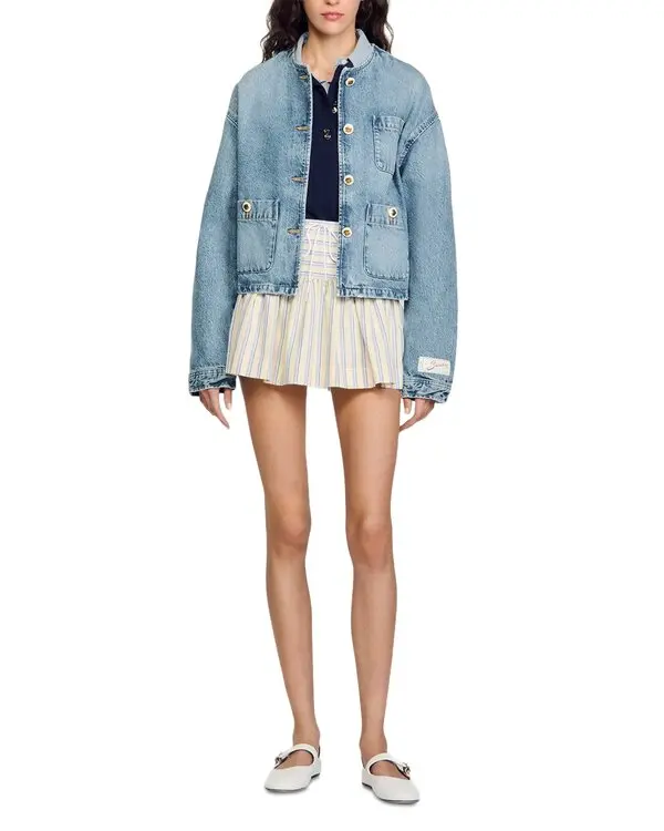 Sandro Denim Jacket - Blue Jean