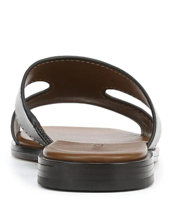 Vince Meyers Leather Slide Sandals
