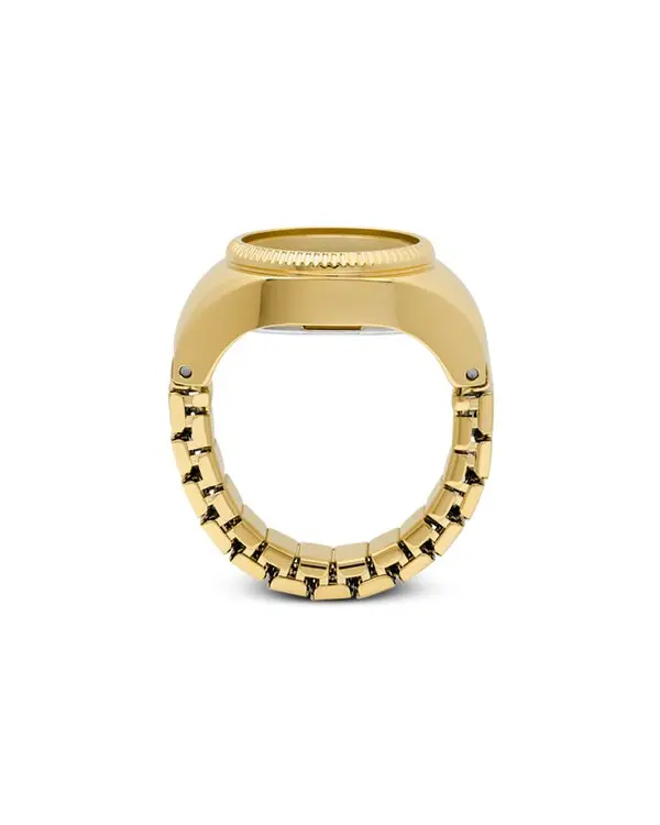 Fossil Ring Watch, 15mm - Green/gold