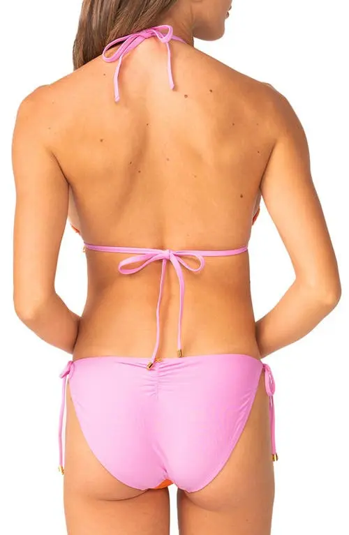 PQ SWIM Embroidered Triangle Bikini Top