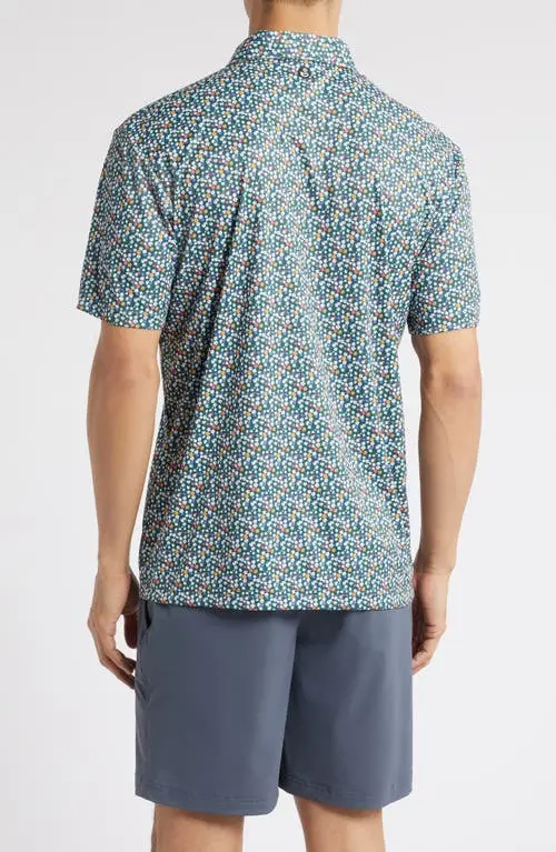 SWANNIES Ridge Floral Golf Polo