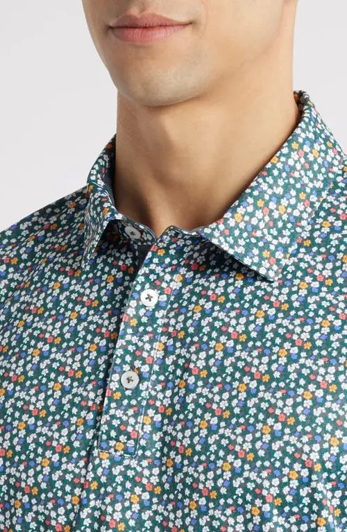 SWANNIES Ridge Floral Golf Polo