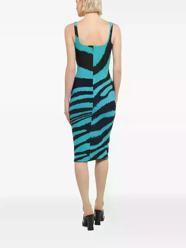 Roberto Cavalli Striped Dress