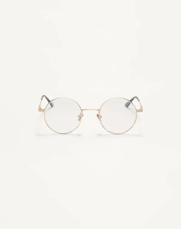 Valentino Garavani Round Frame Sunglasses - Gold