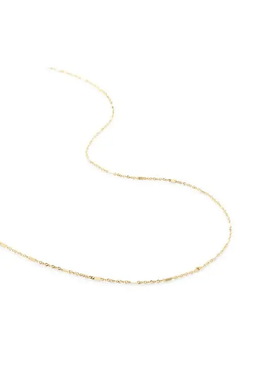 Monica Vinader Shimmer Chain Necklace - Yellow Gold