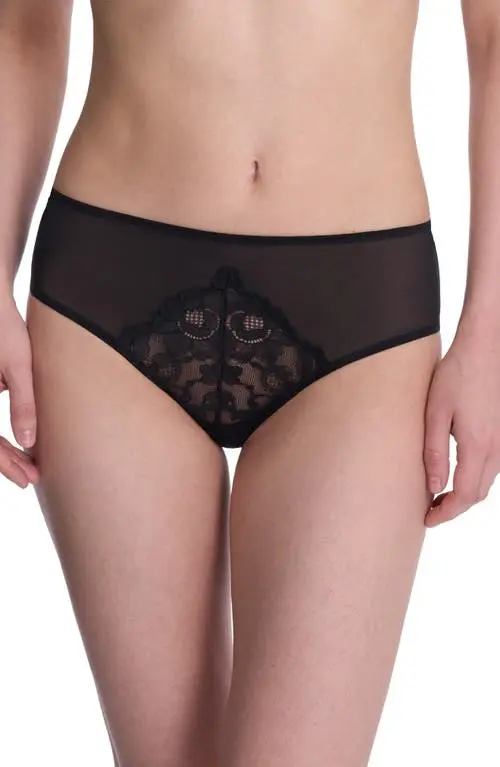 Natori Peony Lace & Mesh Hipster Panties