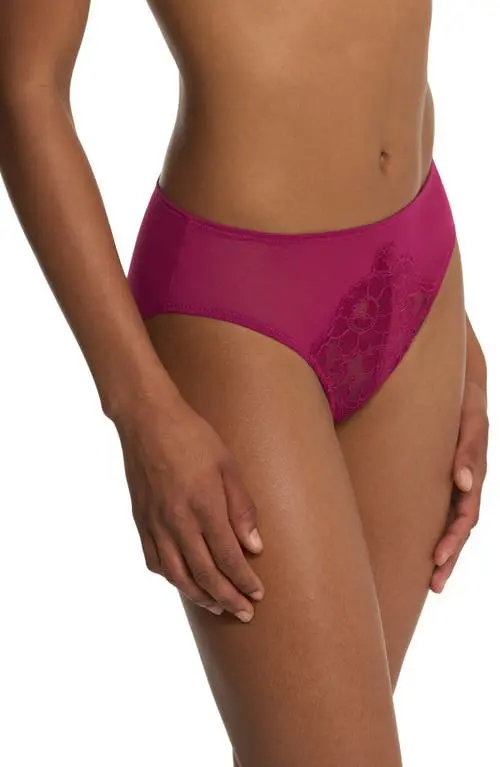 Natori Peony Lace & Mesh Hipster Panties