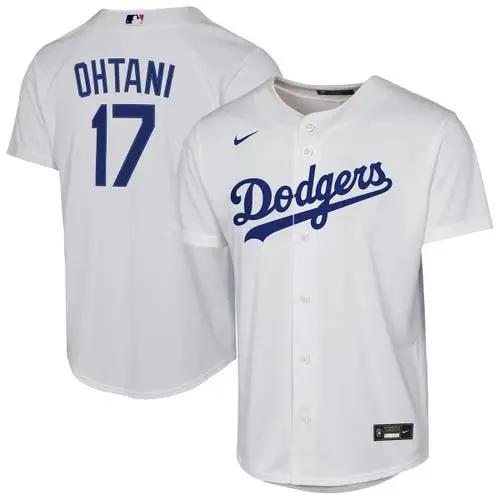 Nike Youth Shohei Ohtani Los Angeles Dodgers Home Replica Player Jersey - White