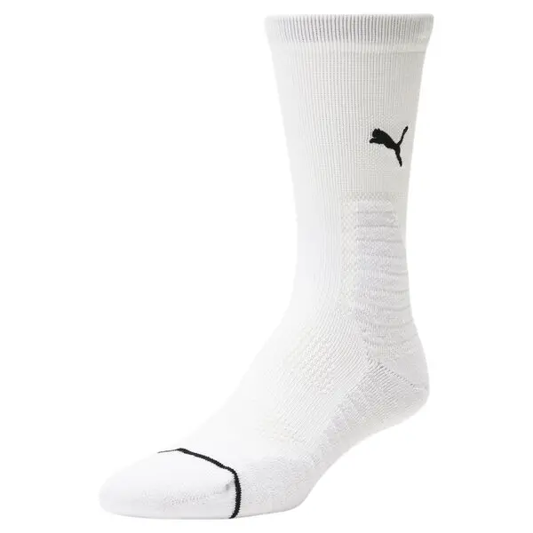 PUMA Basketball Crew Socks - White