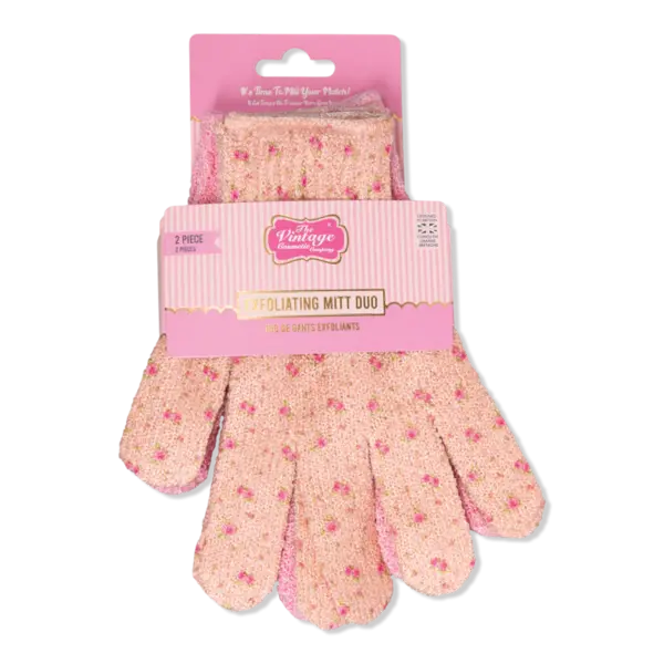 THE VINTAGE COSMETIC COMPANY Exfoliating Gloves Set - One-color
