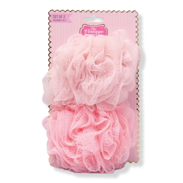 THE VINTAGE COSMETIC COMPANY Bath Poufs Set - One-color