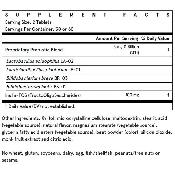 JARROW FORMULAS Yum-yum Dophilus 60 Tablets
