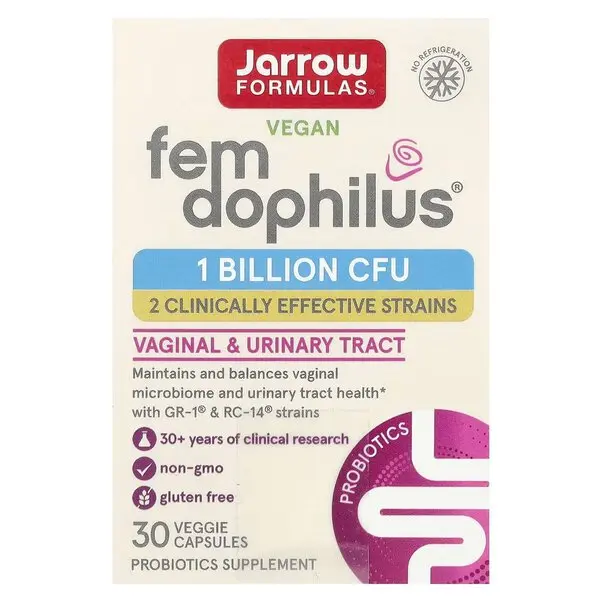 JARROW FORMULAS Fem-dophilus Shelf Stable 1 Billion Organisiums 30 Capsules - One-color