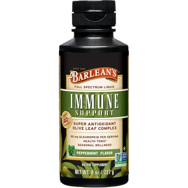 BARLEANS ORGANIC OILS Olive Leaf Complex Peppermint - One-color