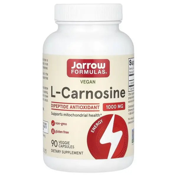 JARROW FORMULAS L-carnosine 500mg 90 Capsules - One-color