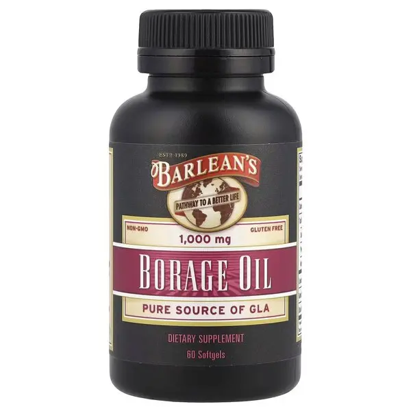 BARLEANS ORGANIC OILS Borage Oil 60 Softgels - One-color